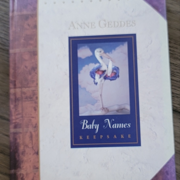 Other | Anne Geddes Baby Names Keepsake | Poshmark